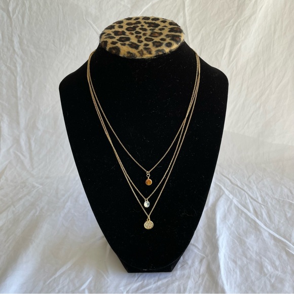 LC Lauren Conrad | Jewelry | Lc Lauren Conrad Necklace 3 In Cubic ...